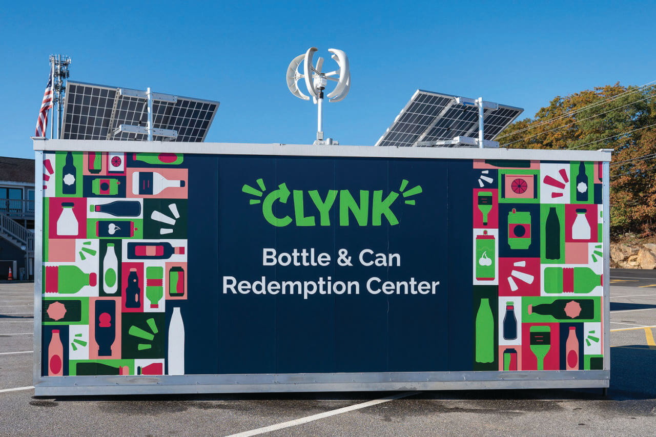 The CLYNK Bottle Redemption and Bag-Drop Process